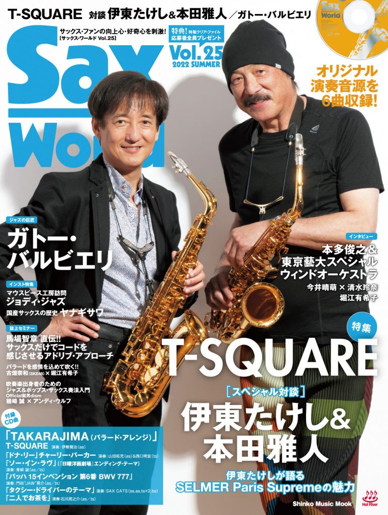 馬場智章が最新リーダー作『Gathering』のレコーディング・メンバーとコットンクラブに出演! | Sax world